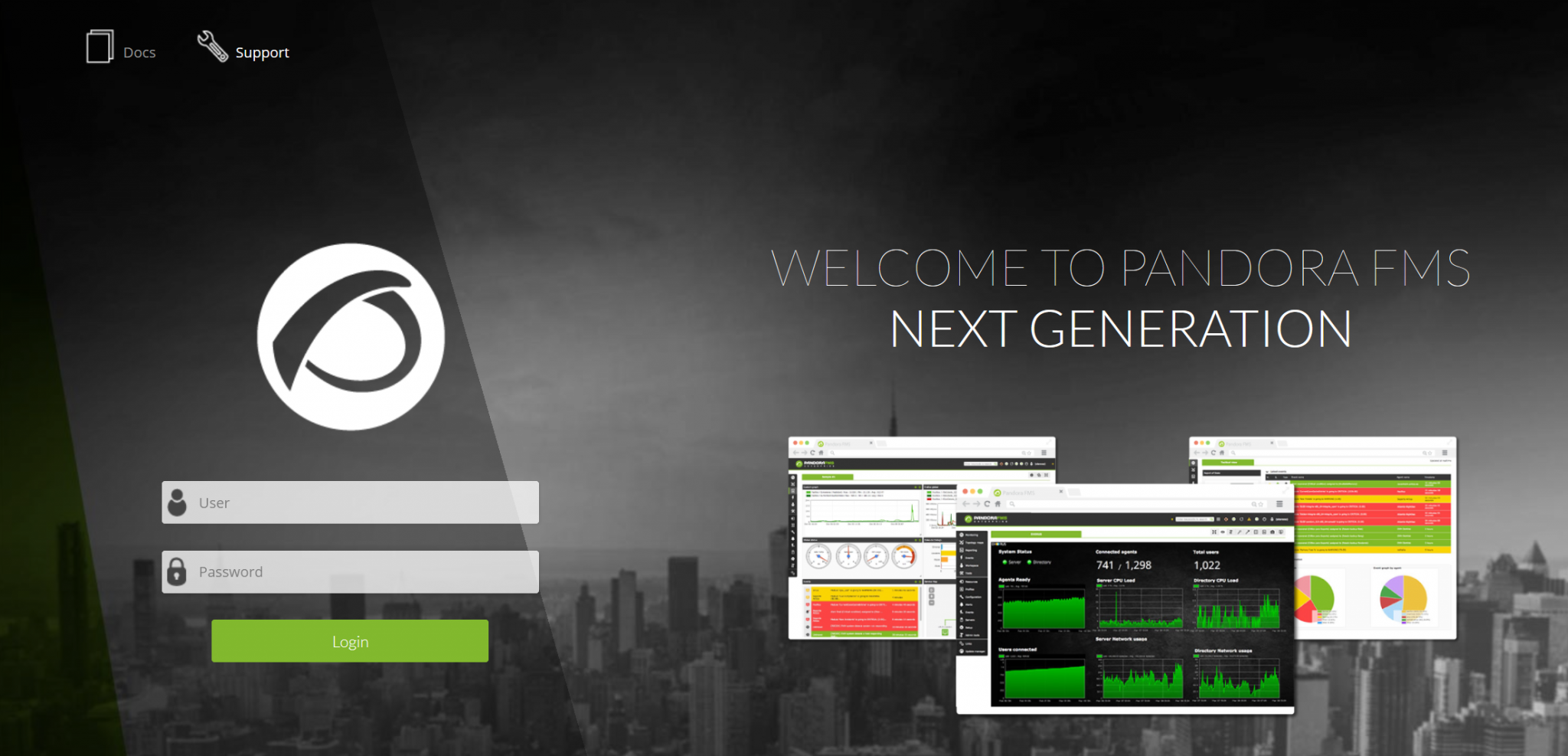 pandora-login-2 - Pandora FMS JP